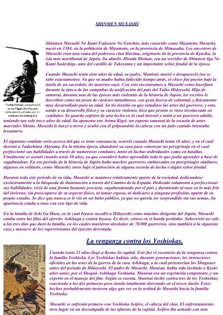 SHINMEN MUSASHI - Ju-Jutsu Onkochishin Ryu