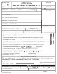 Modelo SC 2916 - Departamento de Hacienda