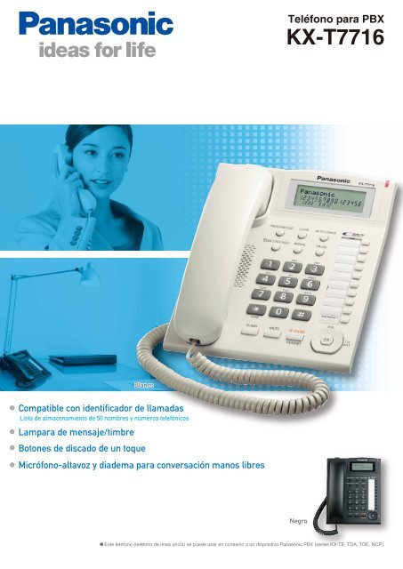 Panasonic KX-T7716.pdf - Cast.com.mx