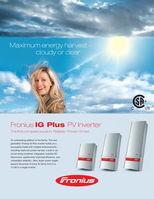 Fronius IG Plus PV Inverter