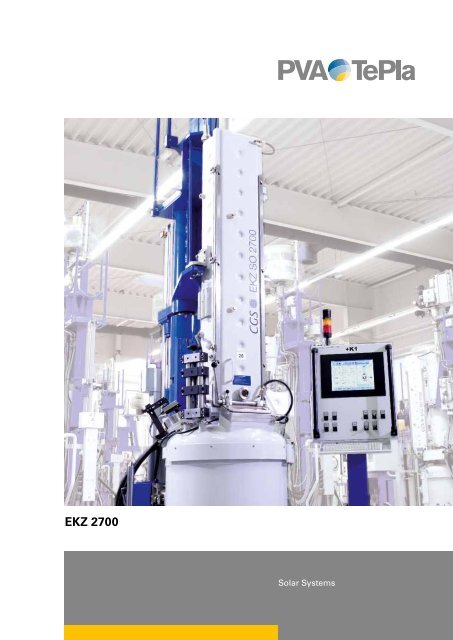 EKZ 2700 - PVA TePla AG
