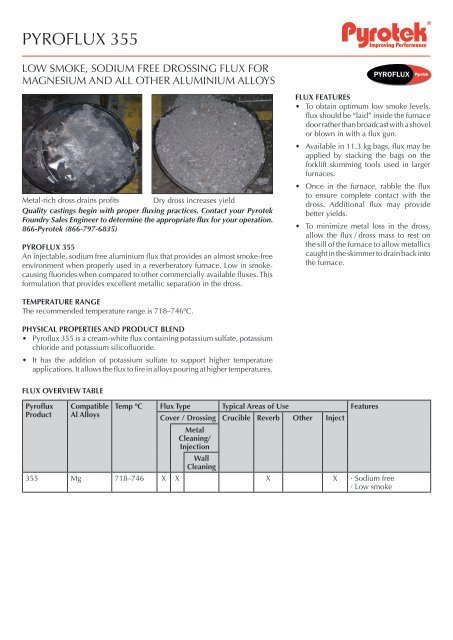 Pyroflux 355 - English (E4) - Pyrotek