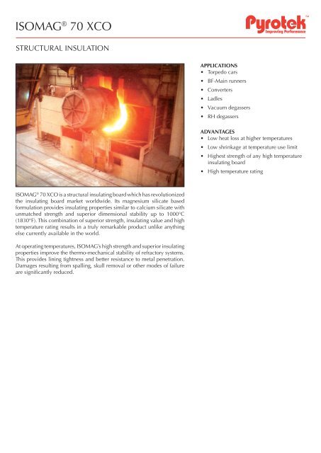 ISOMAG® 70 XCO - English (A4) - Pyrotek