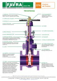 MANUAL DE MANTENIMIENTO VÁLVULA GLOBO - Favra