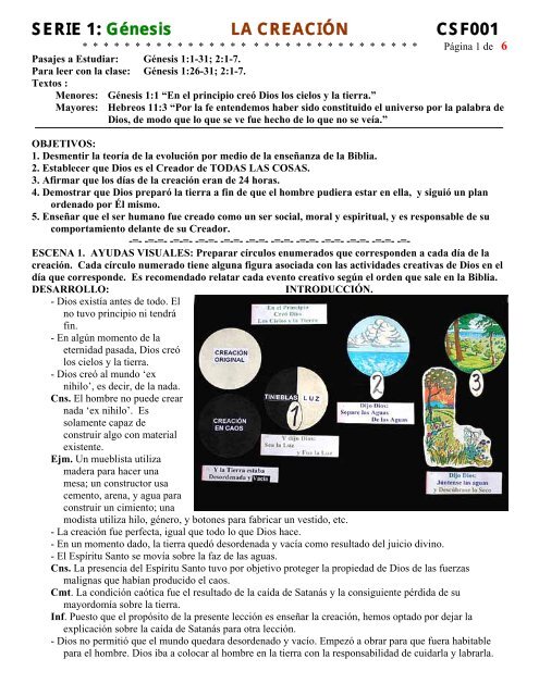 Día De La Creación 1