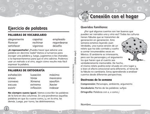 Grado 6, Unidad 3, Semana 1 - McGraw-Hill - Macmillan/McGraw-Hill