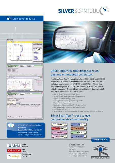 Flyer Silver Scan-Tool - RA Consulting GmbH