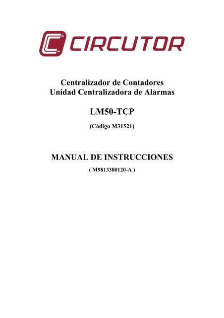 LM50-TCP - Circutor