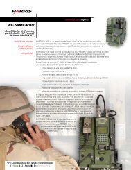 RF-5800V-MP Falcon II VHF Tactical Radio System Spanish - Harris ...