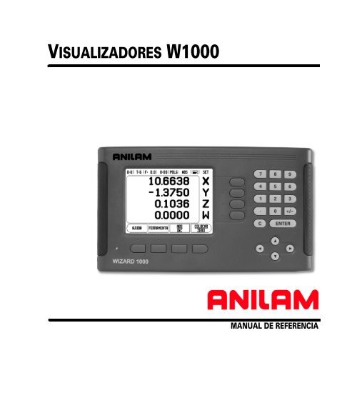 VISUALIZADORES W1000 - Anilam - Acu-Rite