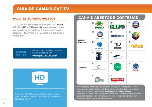 48 guia de canais gvt tv