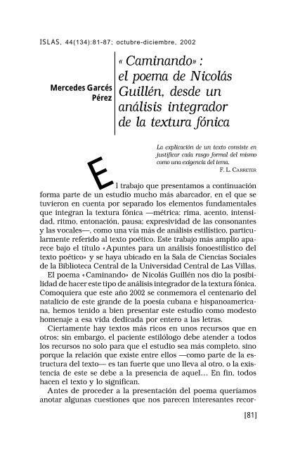 Nicolas Guillen Poemas