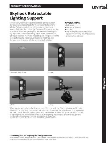 Retractable Lighting Position (RLP) ETC