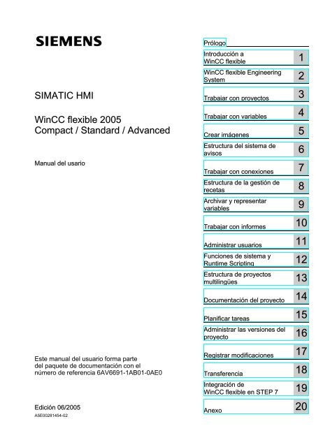 SIMATIC HMI WinCC flexible 2005 Compact/Standard/Advanced