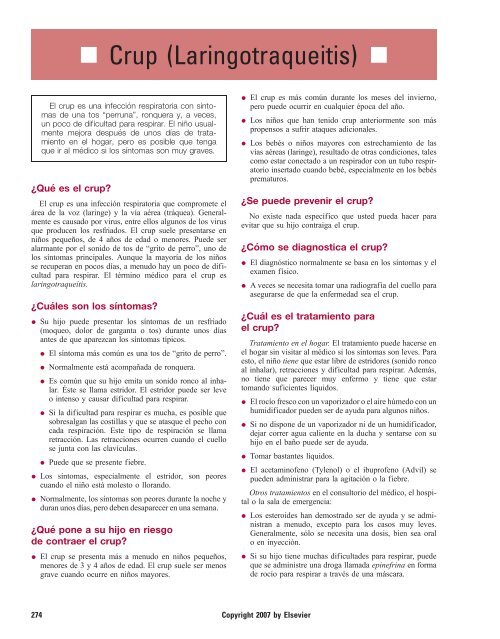 Crup (Laringotraqueitis)