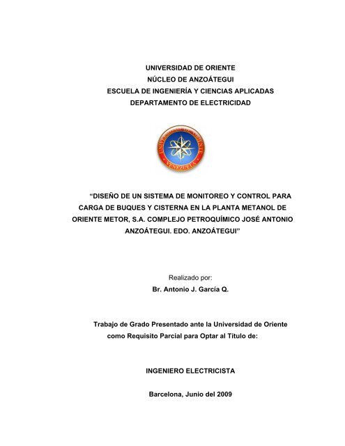 UNIVERSIDAD DE ORIENTE - Ri.bib.udo.edu.ve - Universidad de ...