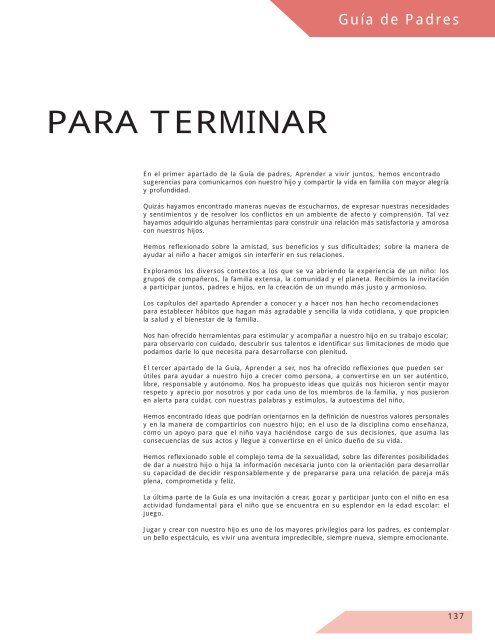 PARA TERMINAR - Dirección de Educación Especial PARA TERMINAR - Dirección de Educación Especial