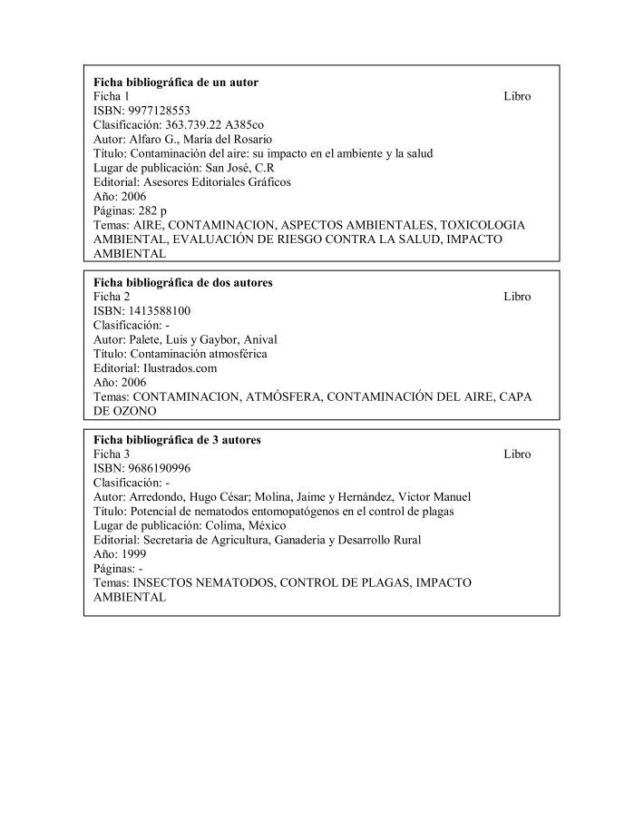 Fichas Bibliograficas Descubre Las Mejores Fichas Bibliográficas En