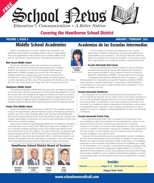Elementary - School News Roll Call