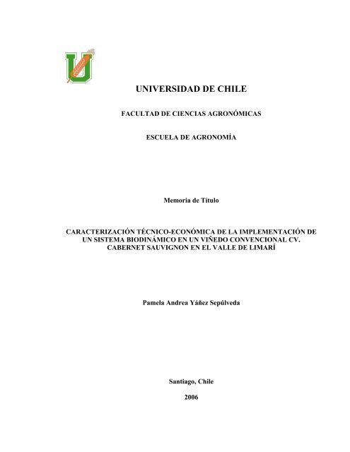 resultados y discusión - Tesis Electrónicas Universidad de Chile
