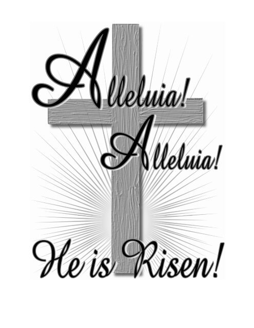 Easter Sunday Bulletin Covers