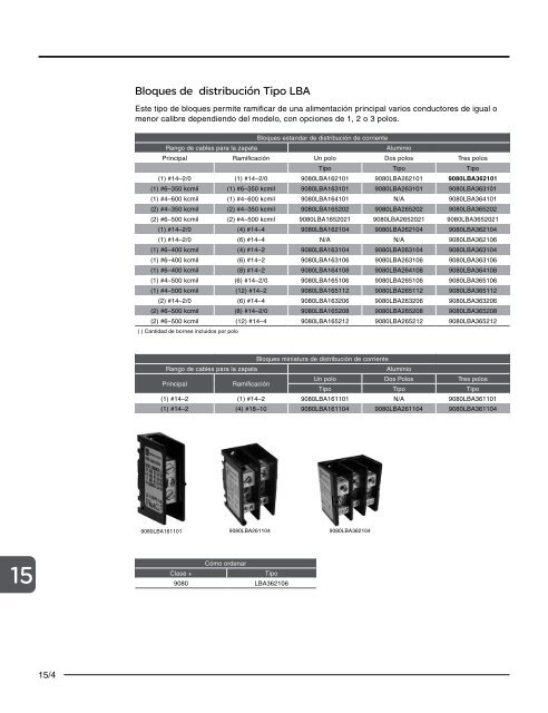 Tablillas de terminales T
