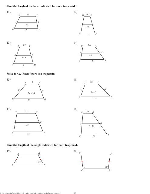Find the lengh of the bas