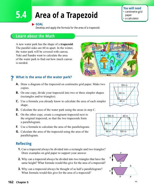 5.4 Area of a Trapezoid