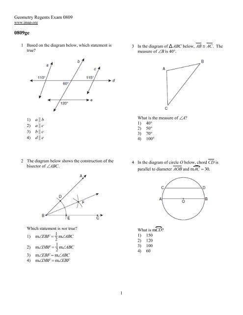 JMAP Worksheets By Topic ANGLES: Complementary, 49% OFF