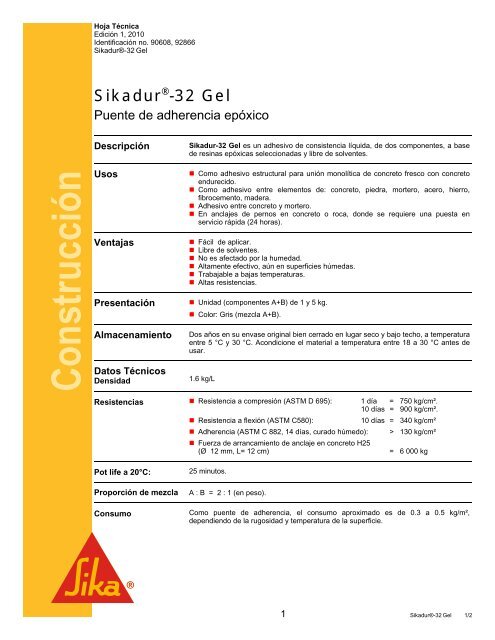 Sikadur-32 Gel