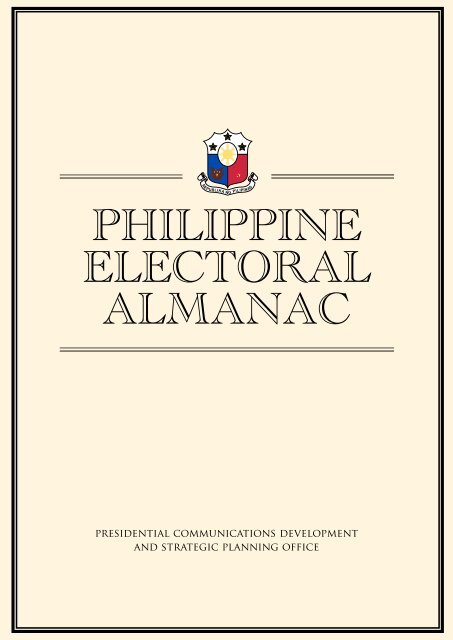 PHILIPPINE ELECTORAL ALMANAC