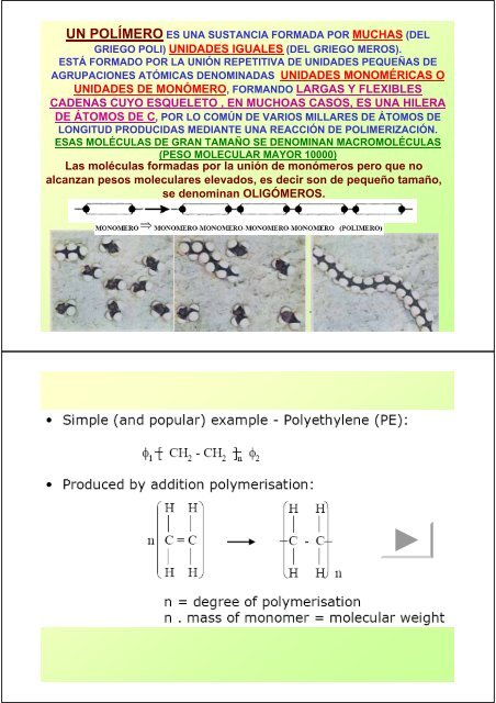 POLIMEROS.Tema1.EstructuraPolimeros.2009.2010