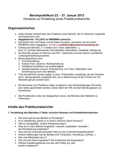 Sifa Bericht Muster – Bericht an die Führungskraft – VXNZ
