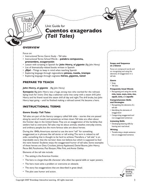 Cuentos exagerados (Tall Tales)