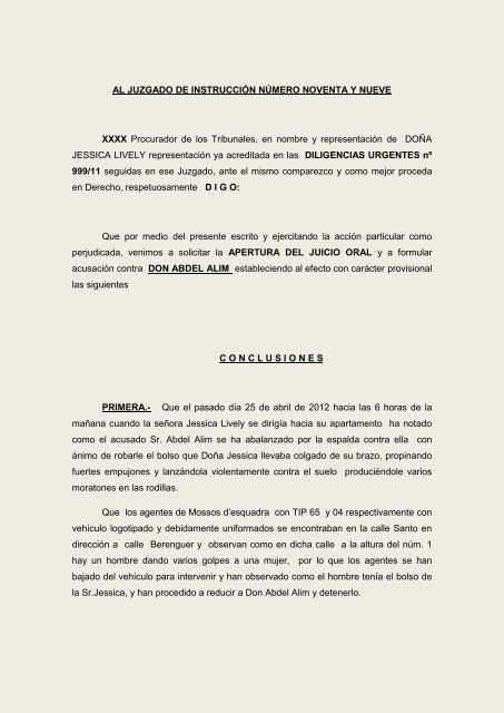 Demanda penal