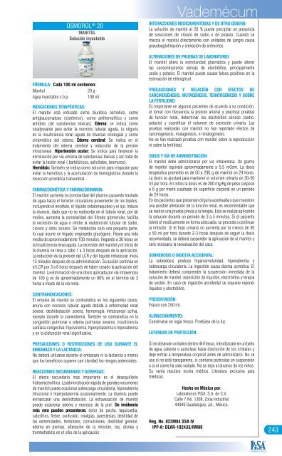 oSMorol ® 0 MANITOL Solu