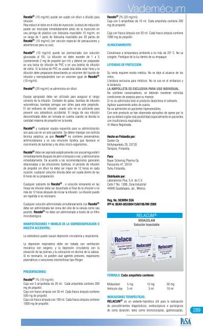 Recofol ® (10 mg/ml) pue