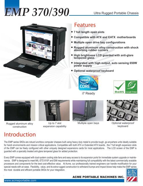 EMP 370/390 - ACME - Portable Computer GmbH