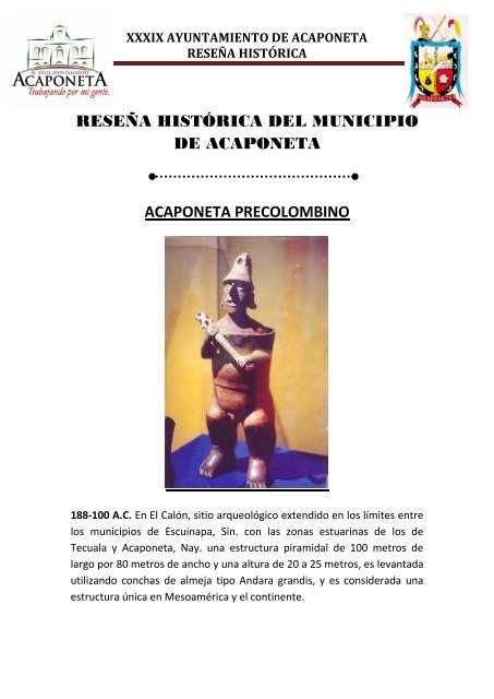 Historia - Acaponeta