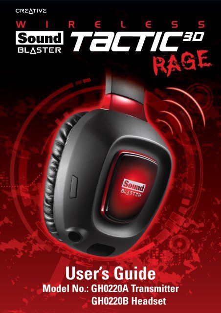 Uso de Sound Blaster Tactic3D Rage Wireless - Creative