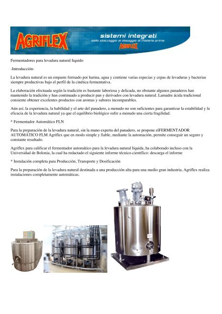 Catalogo Agriflex - ItFood onLine