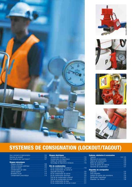 SYSTEMES DE CONSIGNATION (LOCKOUT/TAGOUT) - Etilux