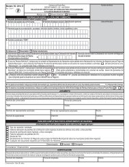 Modelo SC 2916 - Departamento de Hacienda