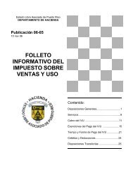 Modelo SC 2916 - Departamento de Hacienda