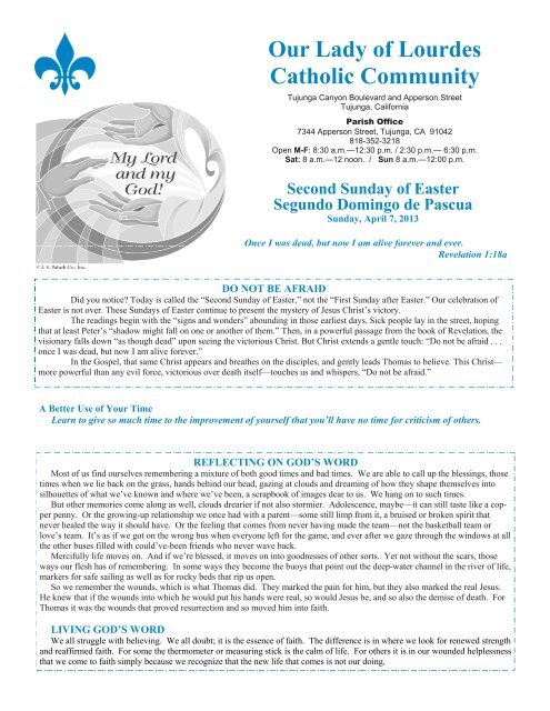 Our Lady of Lourdes Catholic Community