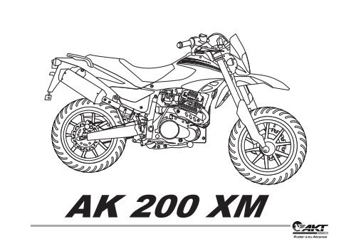 Manual AK200(2)XM - AKT Motos