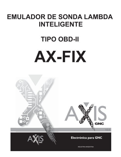 Descargar manual - Axis GNC