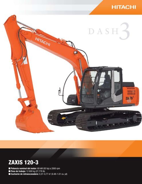 ZAXIS 120-3 - Distribuidora Nissan SA
