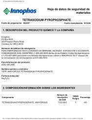 DISODIUM PHOSPHATE, ANHYDROUS - Innophos
