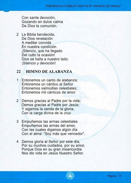 HIMNARIO DE ALABANZA Coro